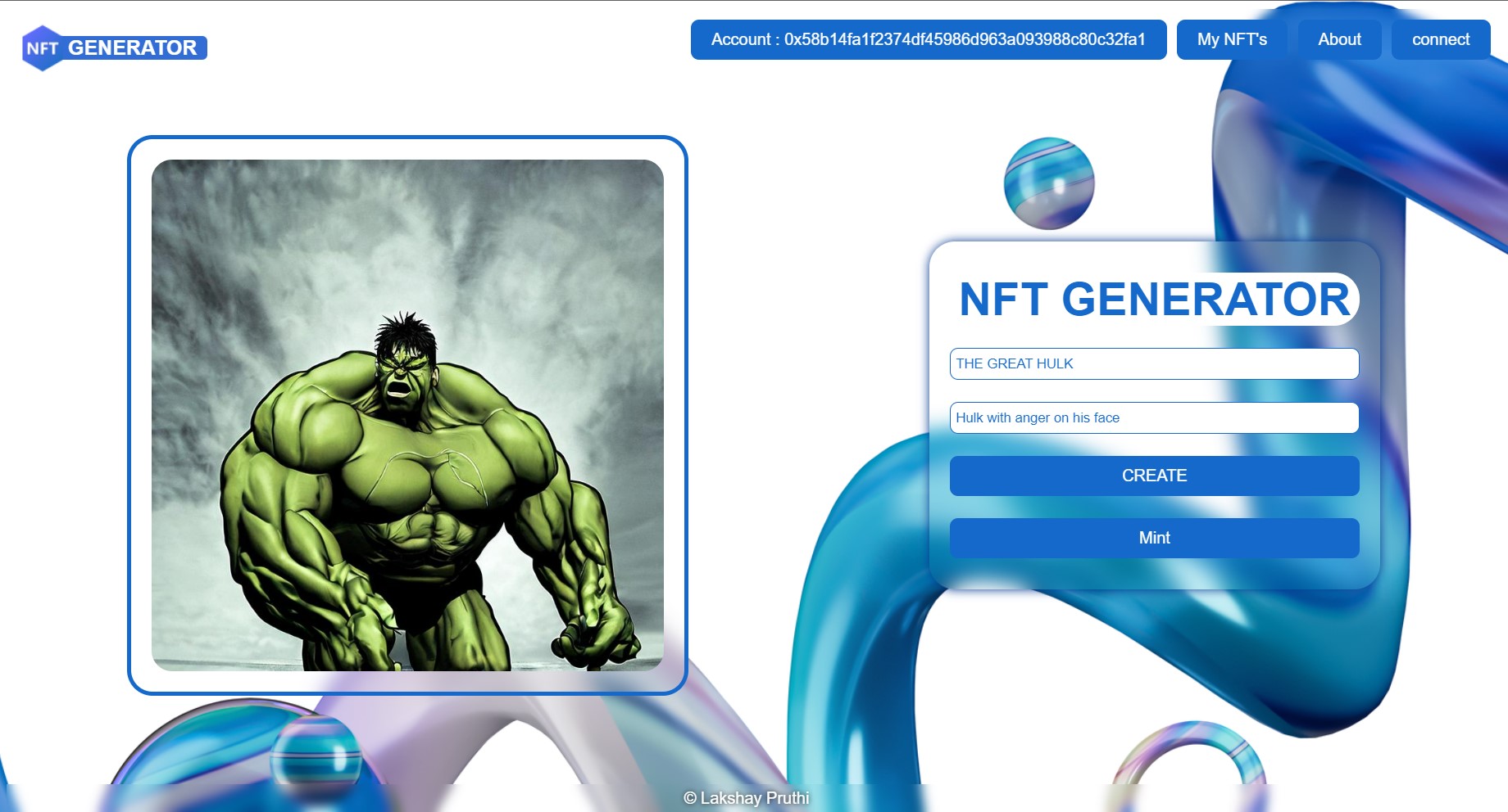 GitHub - Lakshay-Pruthi/ArtNFT: An AI based NFT generator and minting DAPP