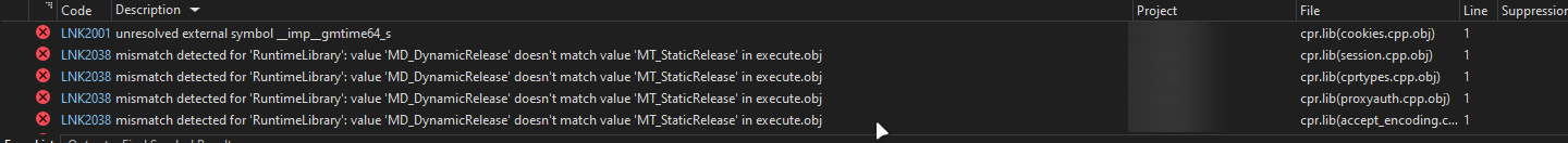 Vcpkg Cpr Static Libraries X64 · Issue 838 · Libcpr Cpr · Github