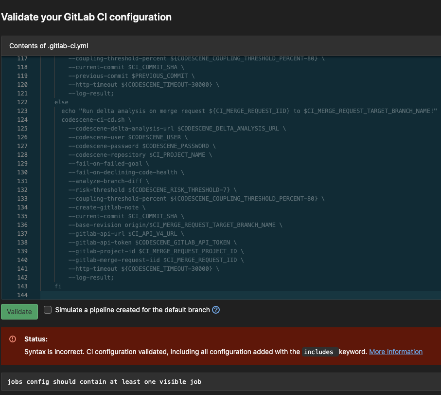 Gitlab CodeScene templates are both broken · Issue #16 · empear ...