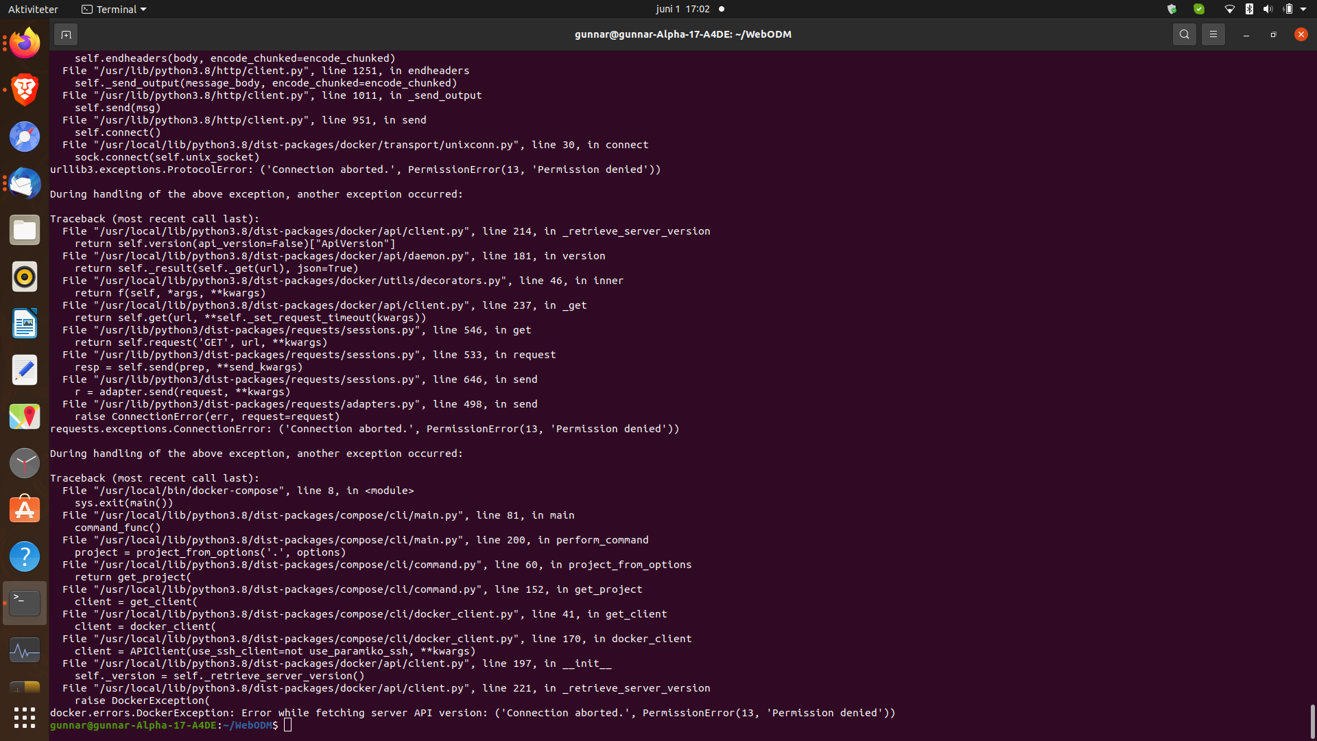 Premission denied · Issue #1192 · OpenDroneMap/WebODM · GitHub
