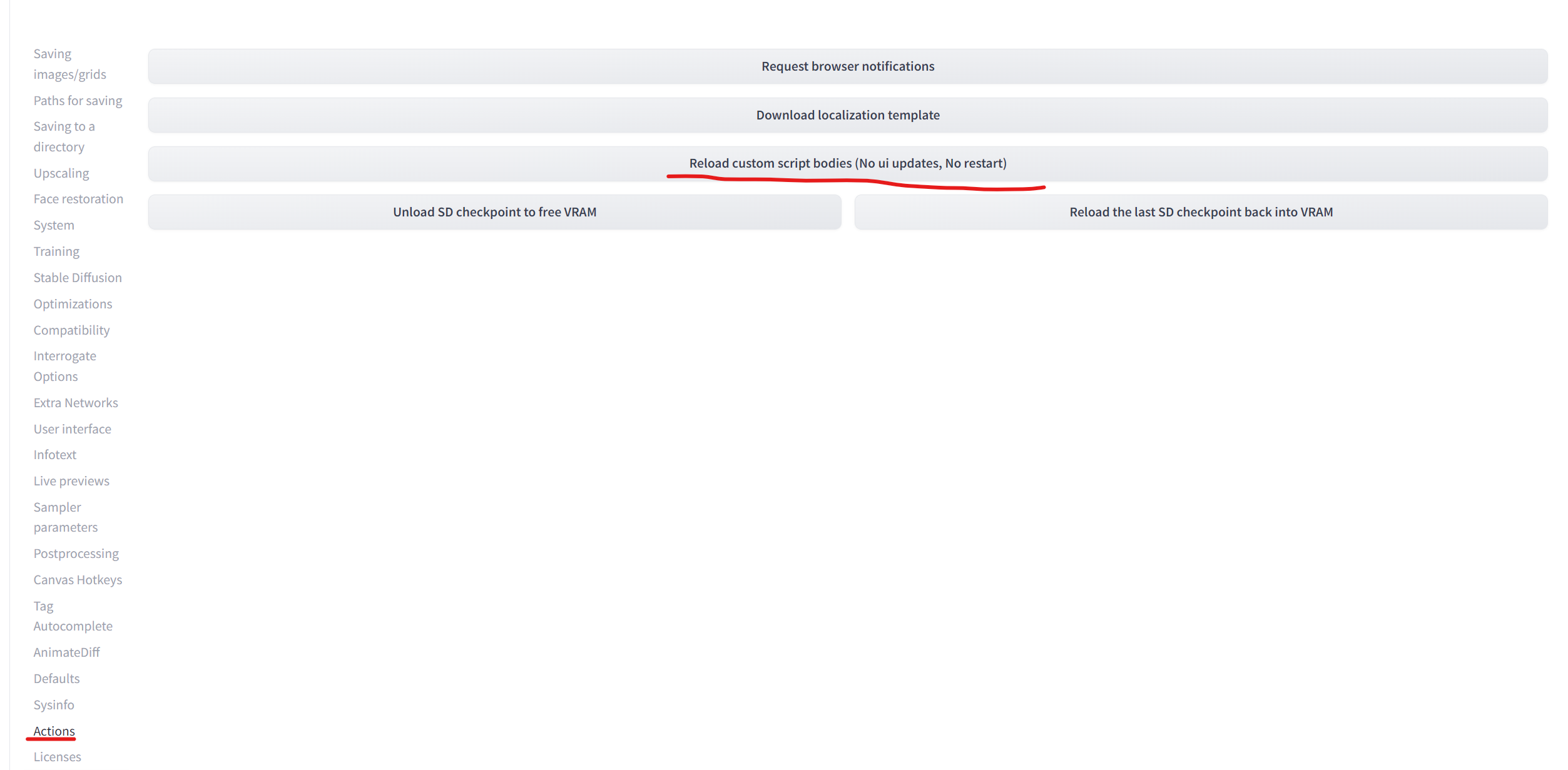 [Feature Request]:How to reload specific extension quickly? · Issue #13574 · AUTOMATIC1111 ...