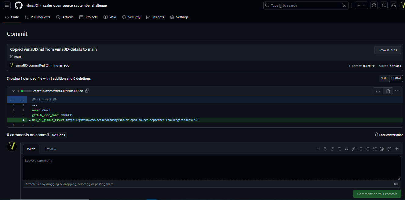 #30 days Challenge: [ Vimal ] · Issue #738 · scaleracademy/scaler-open-source-september ...