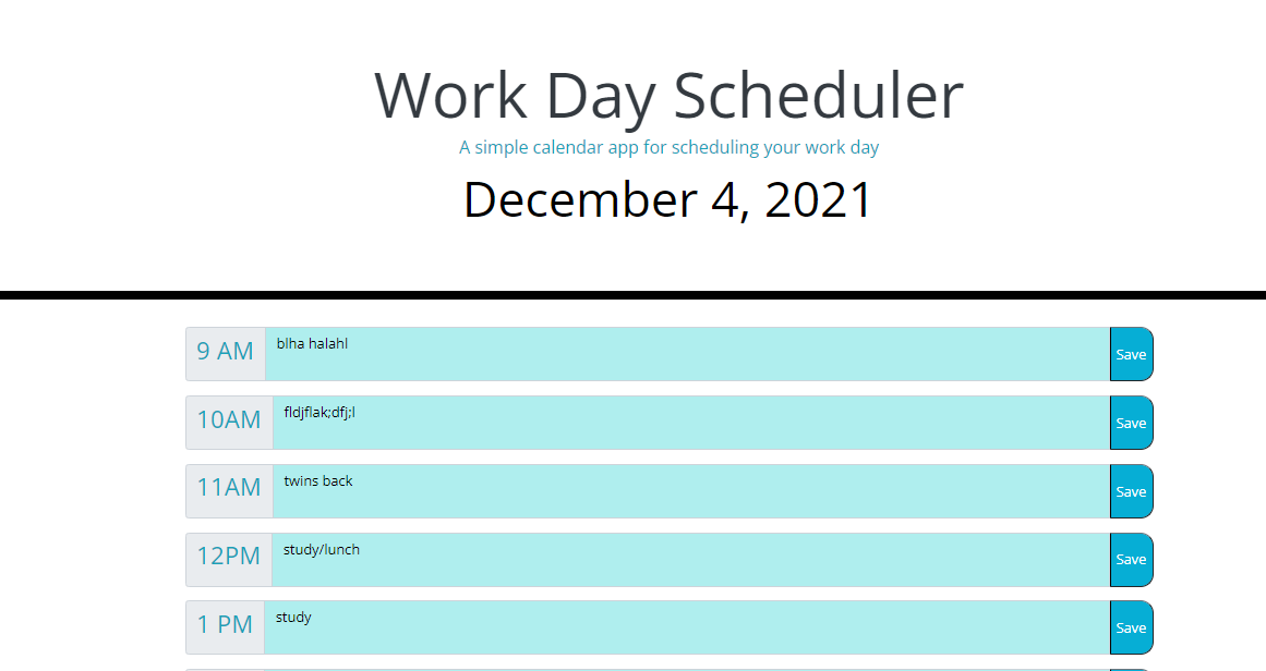 GitHub - jenemanuele/Workday-scheduler