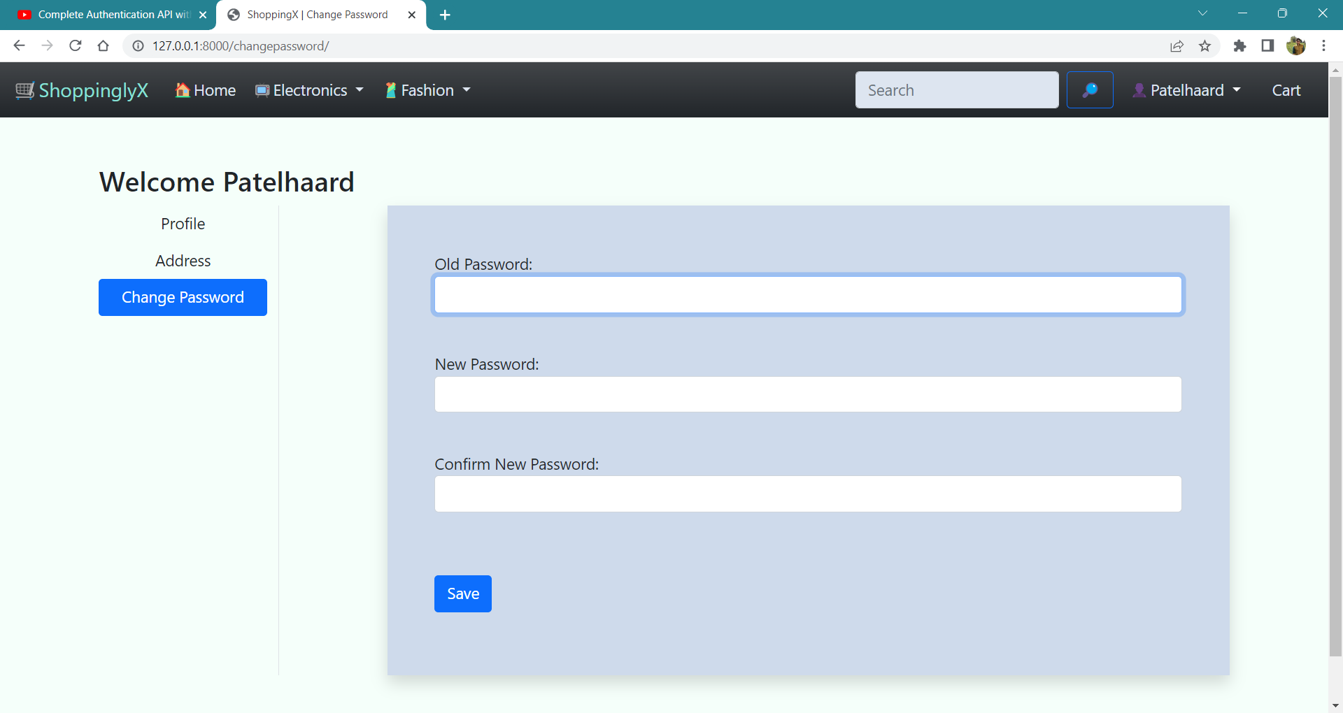 GitHub - HaardPatel5620/ShoppinglyX_e-commerce: Built e-commerce ...