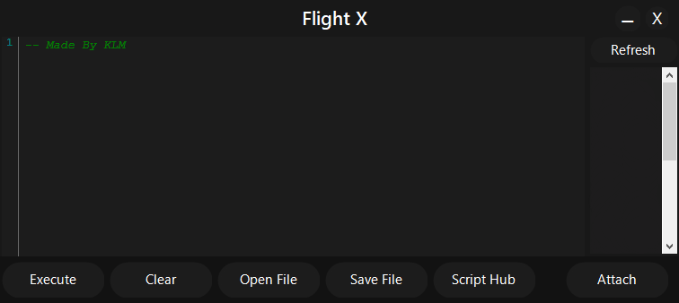 GitHub - planeklm/Flight-X: Flight X is a simple but stunning executor with Level 7 bypasses ...