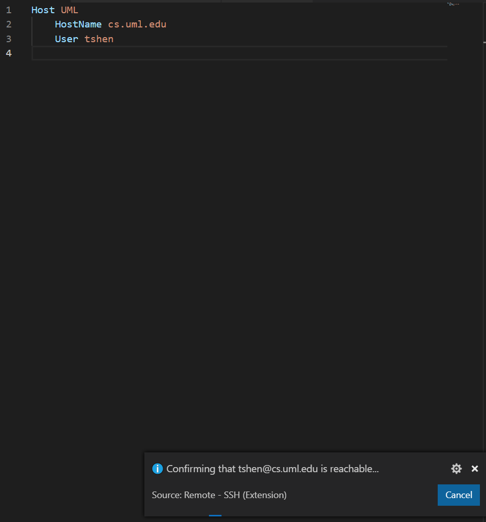 Able To Connect To The Server With Command Prompt But Confirming Takes Forever To Connect On