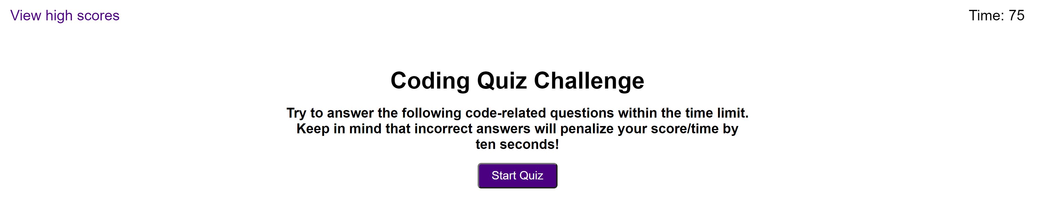 GitHub - jlusa101/timed-quiz