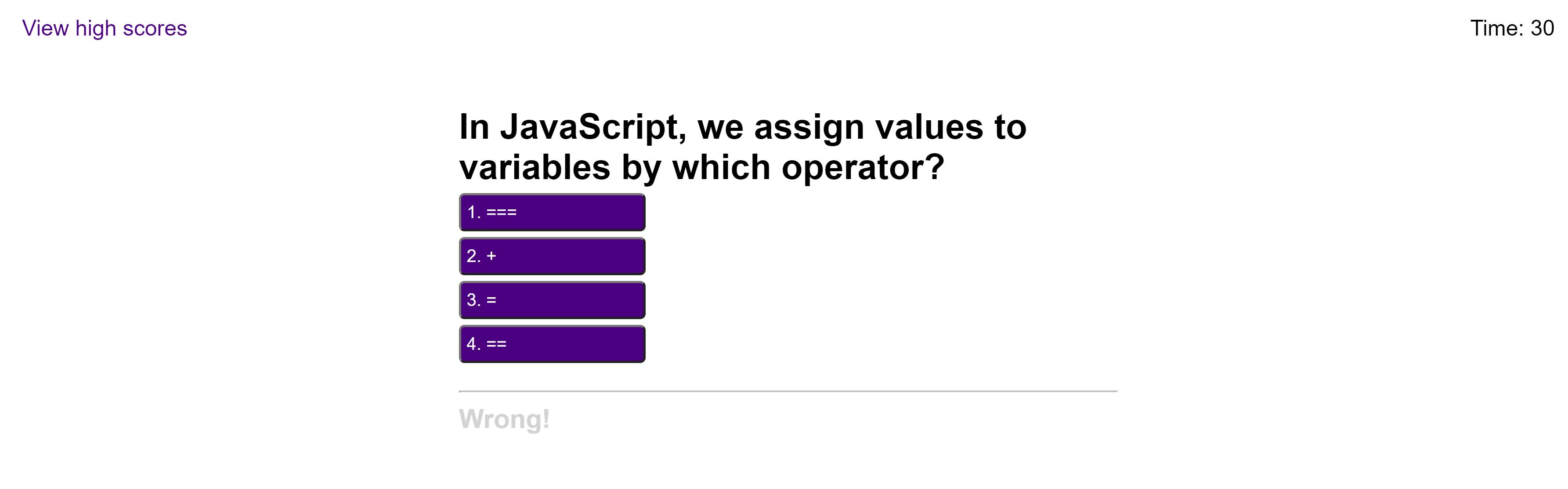 GitHub - jlusa101/timed-quiz