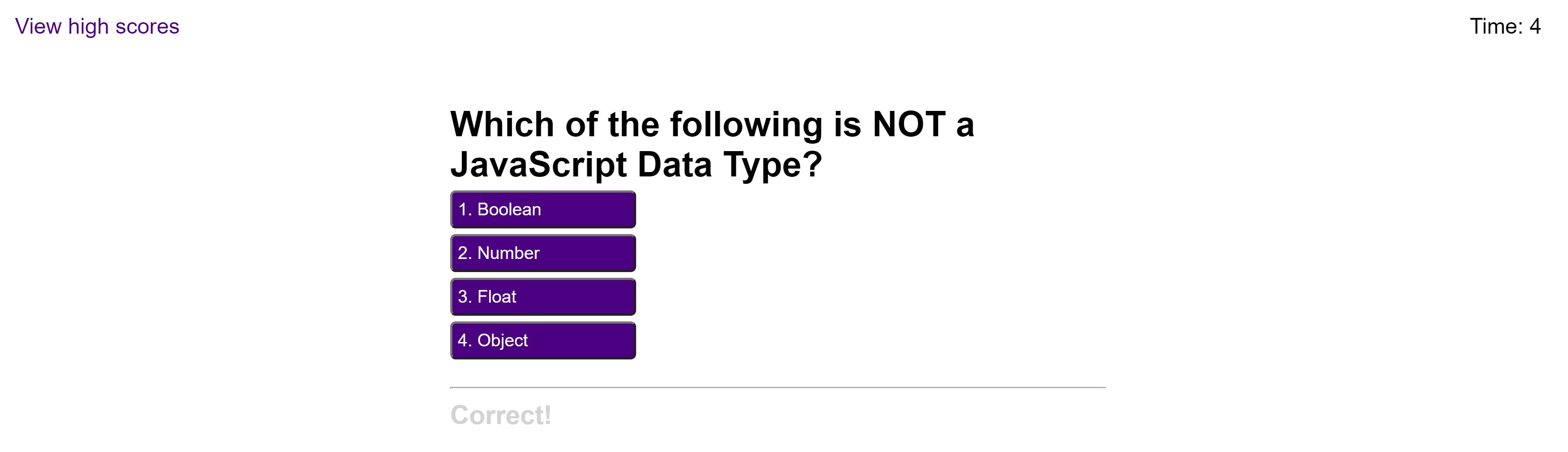 GitHub - jlusa101/timed-quiz