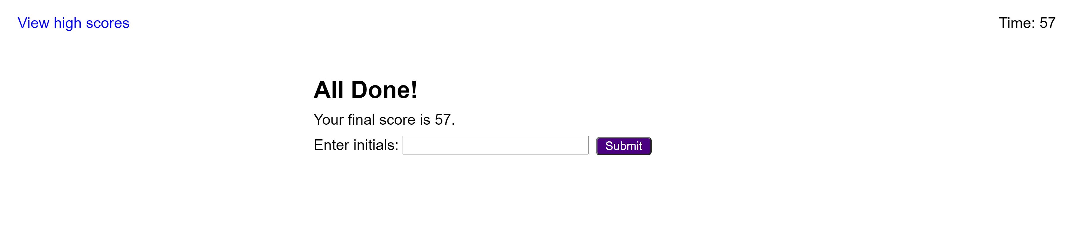 GitHub - jlusa101/timed-quiz
