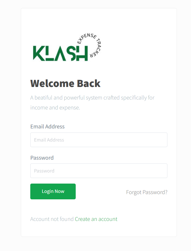 GitHub - HarshithaVemuri24/KLASH-Expense-Tracker: The Expense Tracker ...