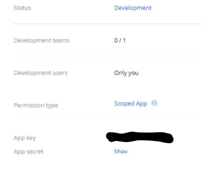 Dropbox API app key/secret · Issue #561 · watermint/toolbox · GitHub
