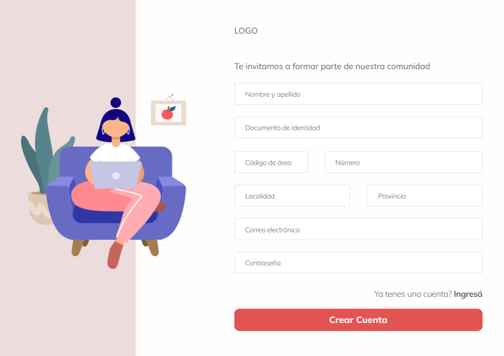 #US11 Como usuario quiero ver el form del registro de cuenta · Issue ...