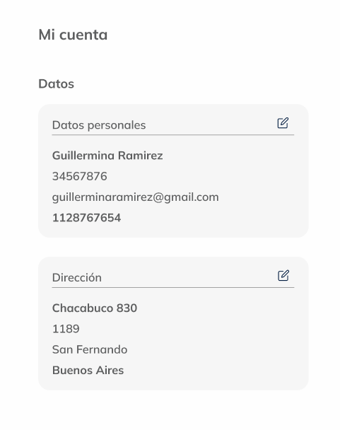 US81 Como usuario quiero visualizar datos de mi cuenta · Issue #81 · proyectos-tsdwad ...