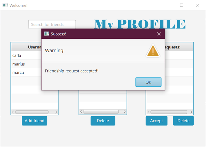 GitHub - Diana-Camelia/Relationship-App-GUI