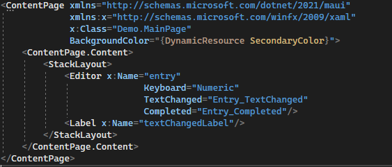 [Bug] In Entry the textchanged event doesn't work · Issue #2719 · dotnet/maui · GitHub
