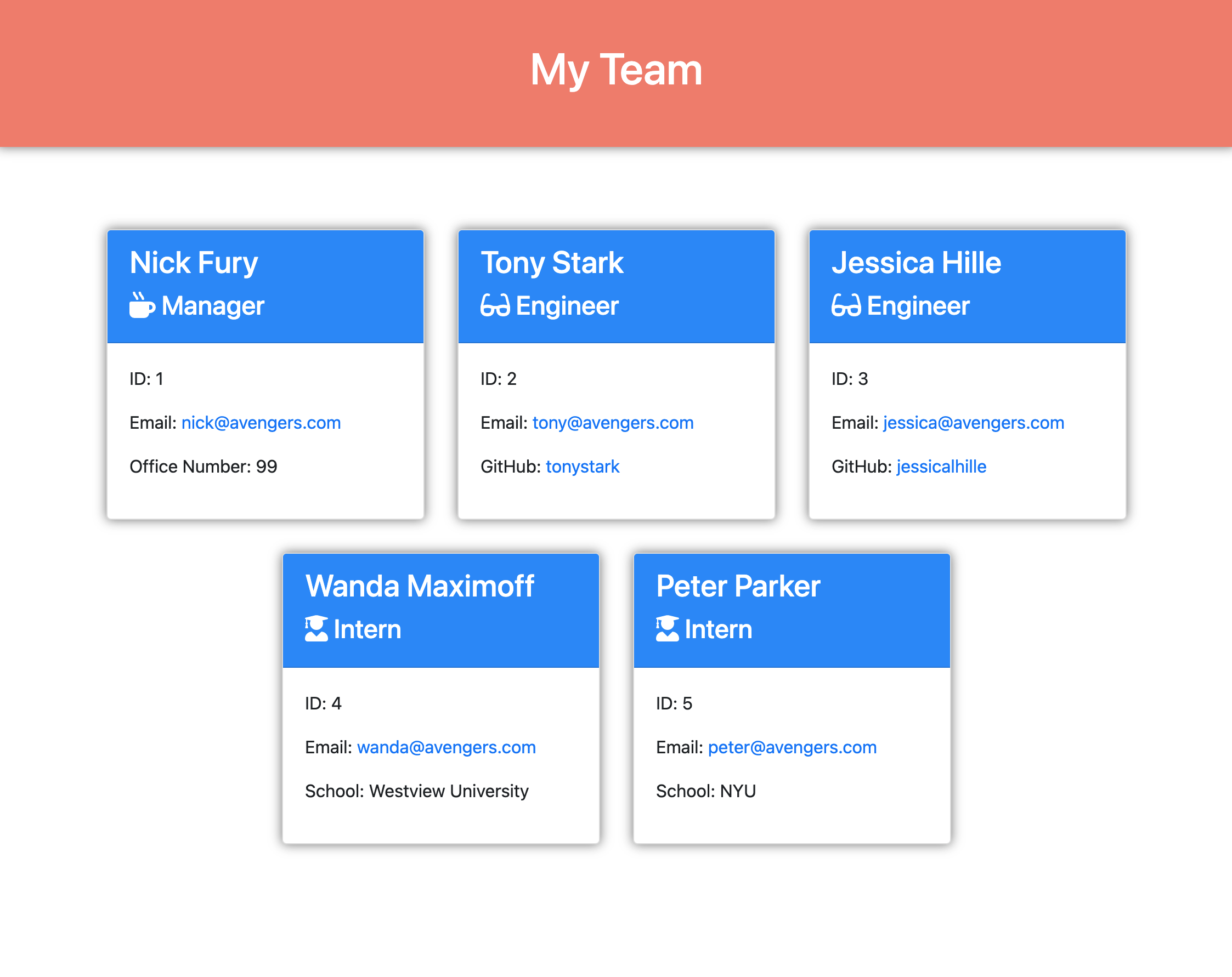 GitHub - jessicalhille/team-profile-generator: A Node.js command-line ...