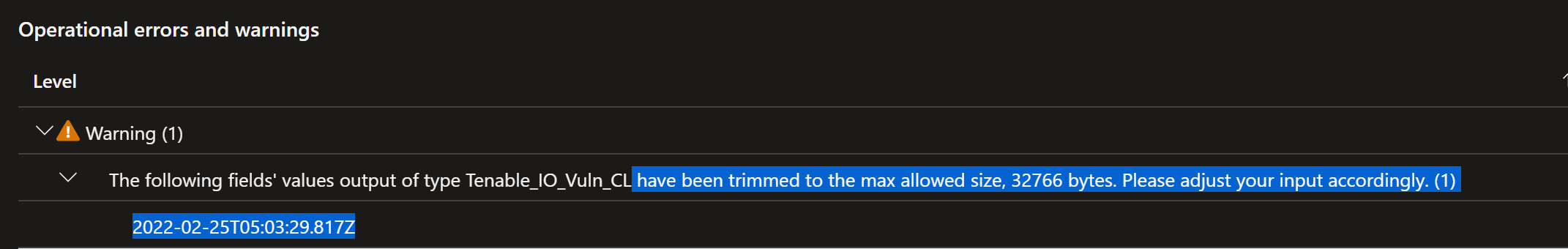 Tenable.io Function App not ingesting Vulnerabilities · Issue #4322 · Azure/Azure-Sentinel · GitHub