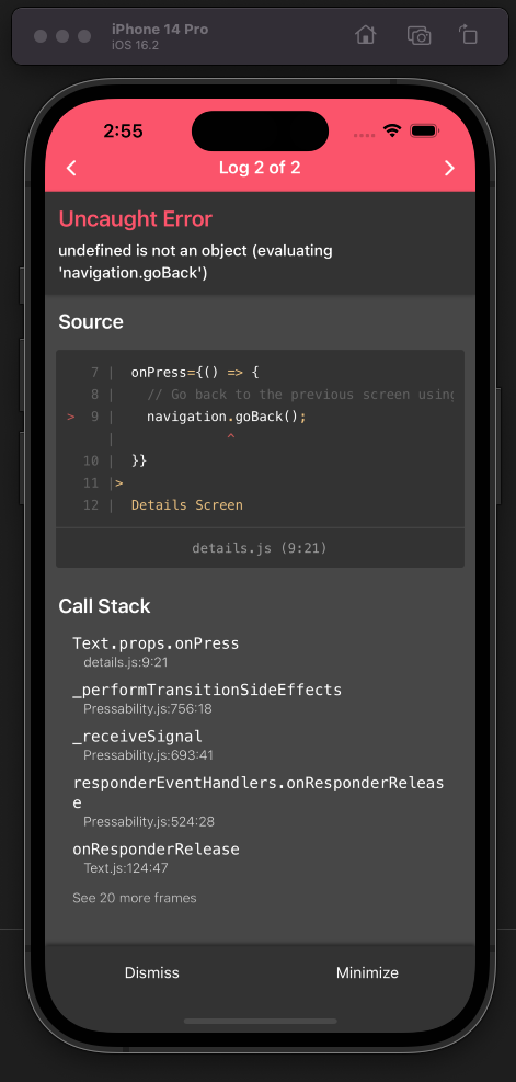 `navigation` Prop `undefined` On Screens · Issue 198 · Exporouter · Github 