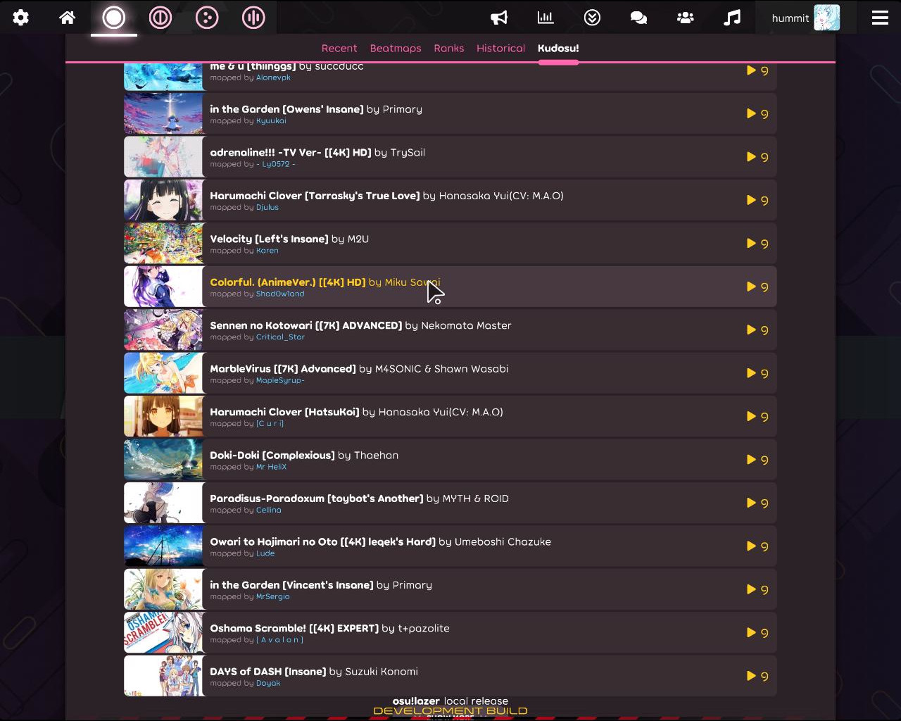 Choosing A Map From Profile Shows Incorrect Mode Icons In Some Cases · Issue 8505 · Ppyosu 