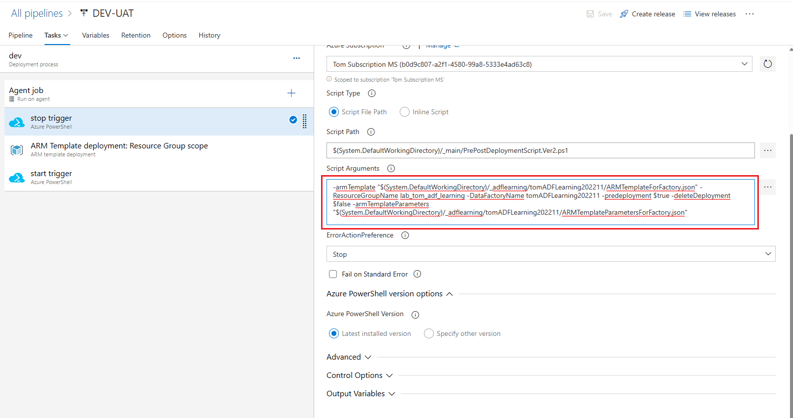 Prepostdeploymentscriptver2ps1 A Parameter Cannot Be Found That