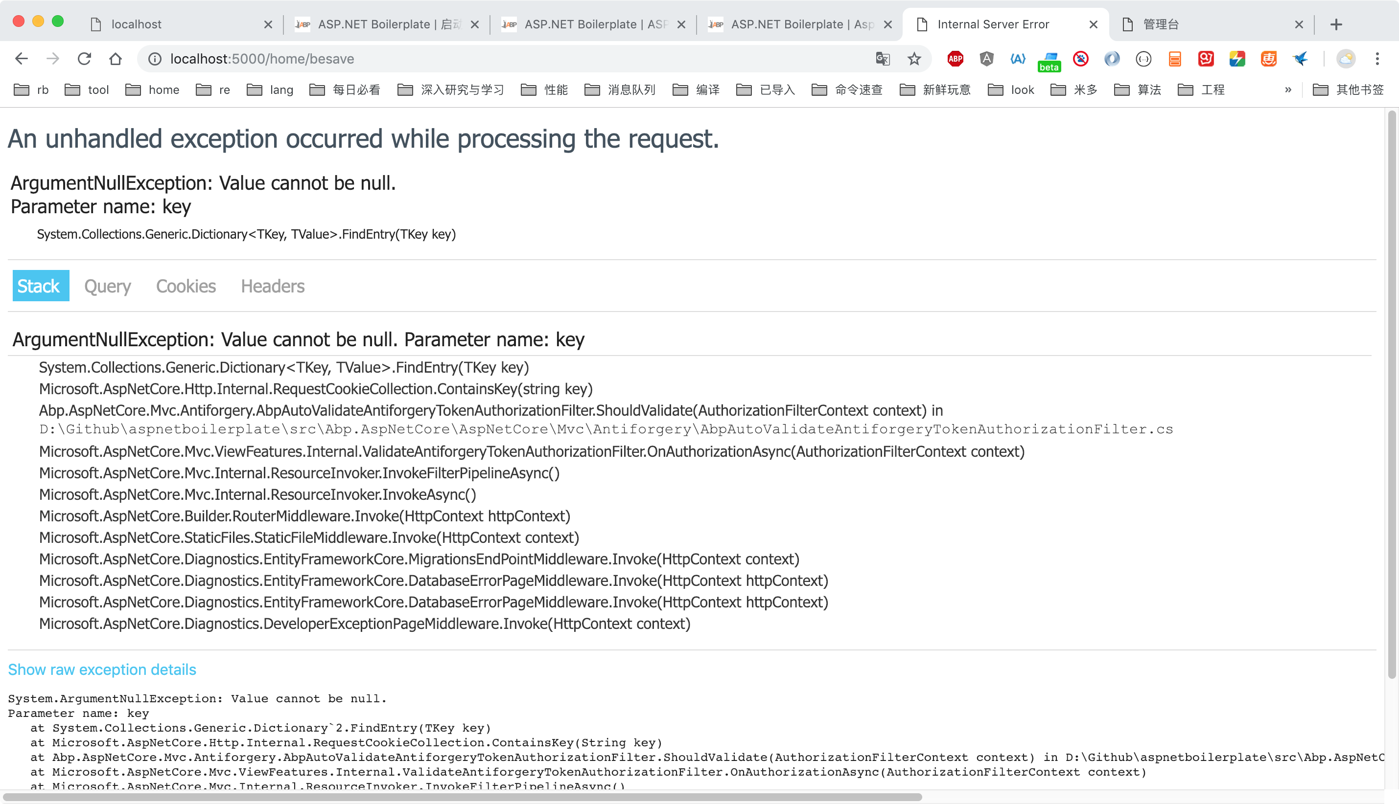 post and submit send data Error occurred · Issue #4109 · aspnetboilerplate/aspnetboilerplate ...