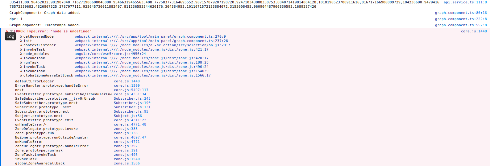 Node Is Undefined Error At Ponentts · Issue 105 · Tracemap 
