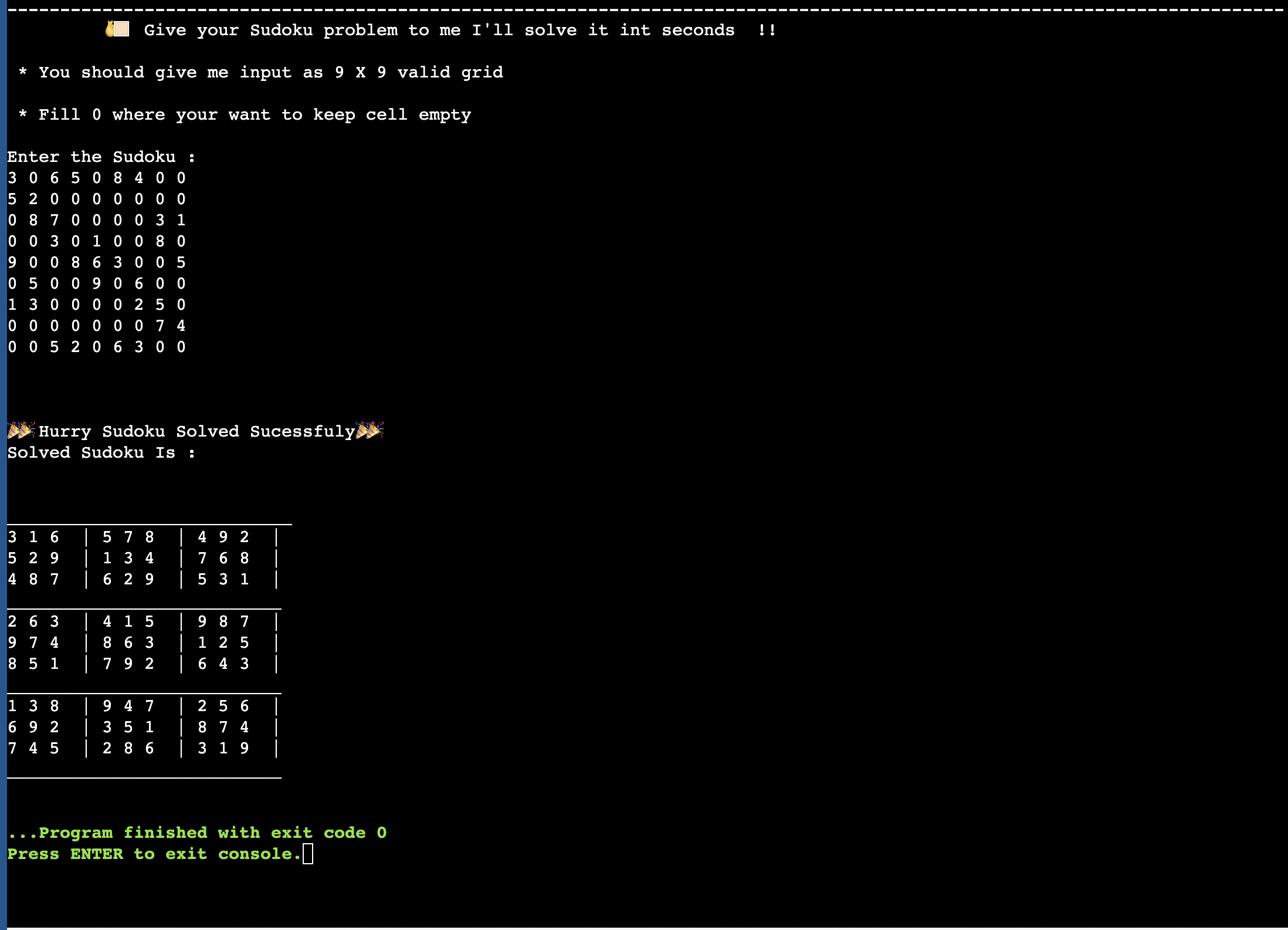 GitHub - Kapil-Bhardwaj/Sudoku-Solver: Project Capable of solving any ...