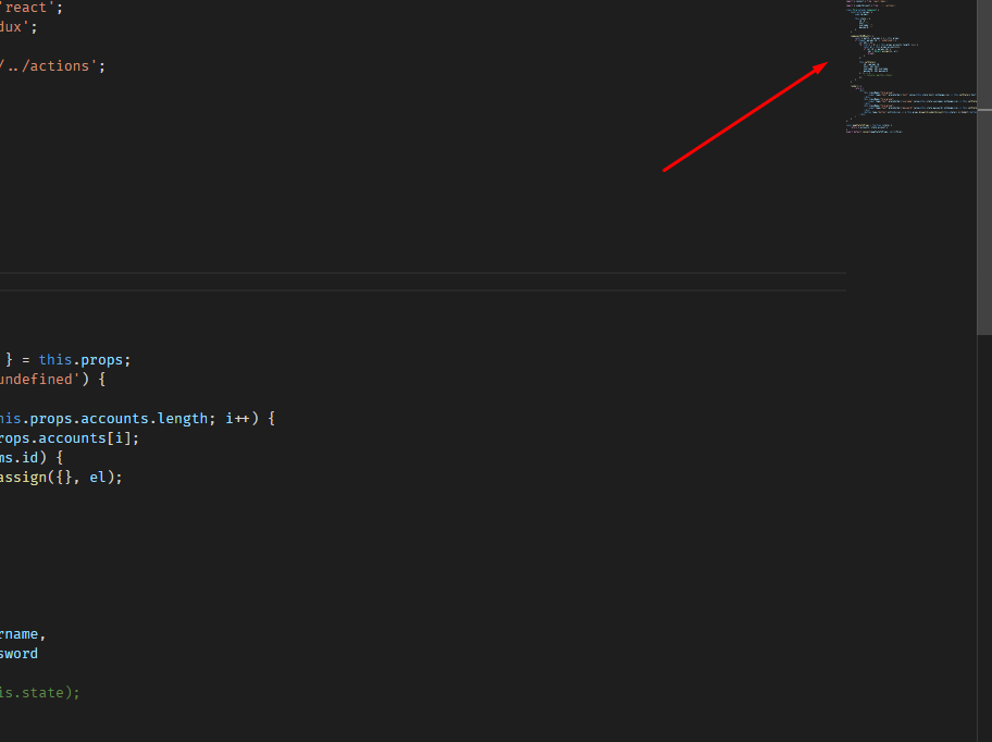 Minimap box shadow show up just after scroll, not by default · Issue #39355 · microsoft/vscode ...