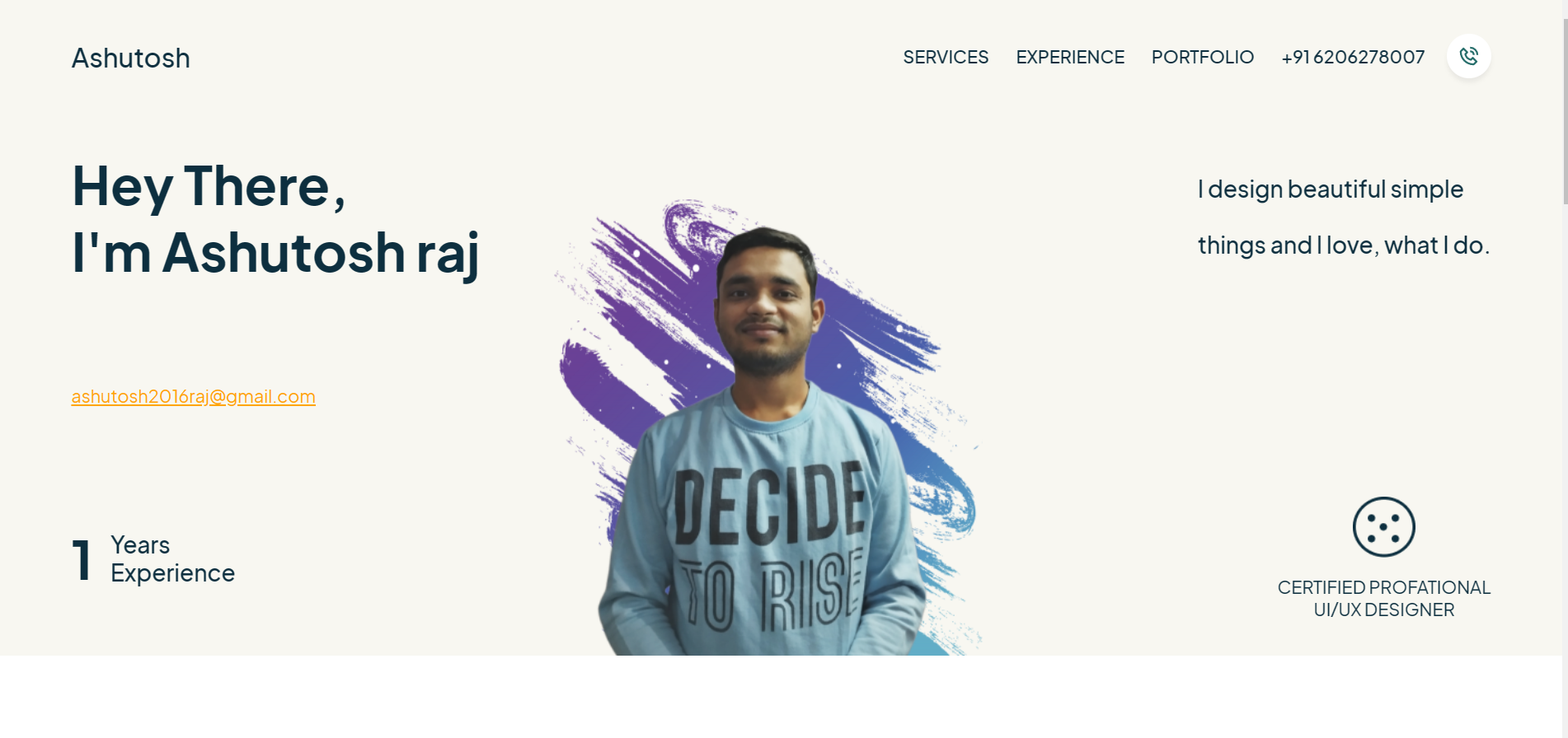 GitHub - Ashutoshrajdev/Portfolio-website: This is my portfolio website ...