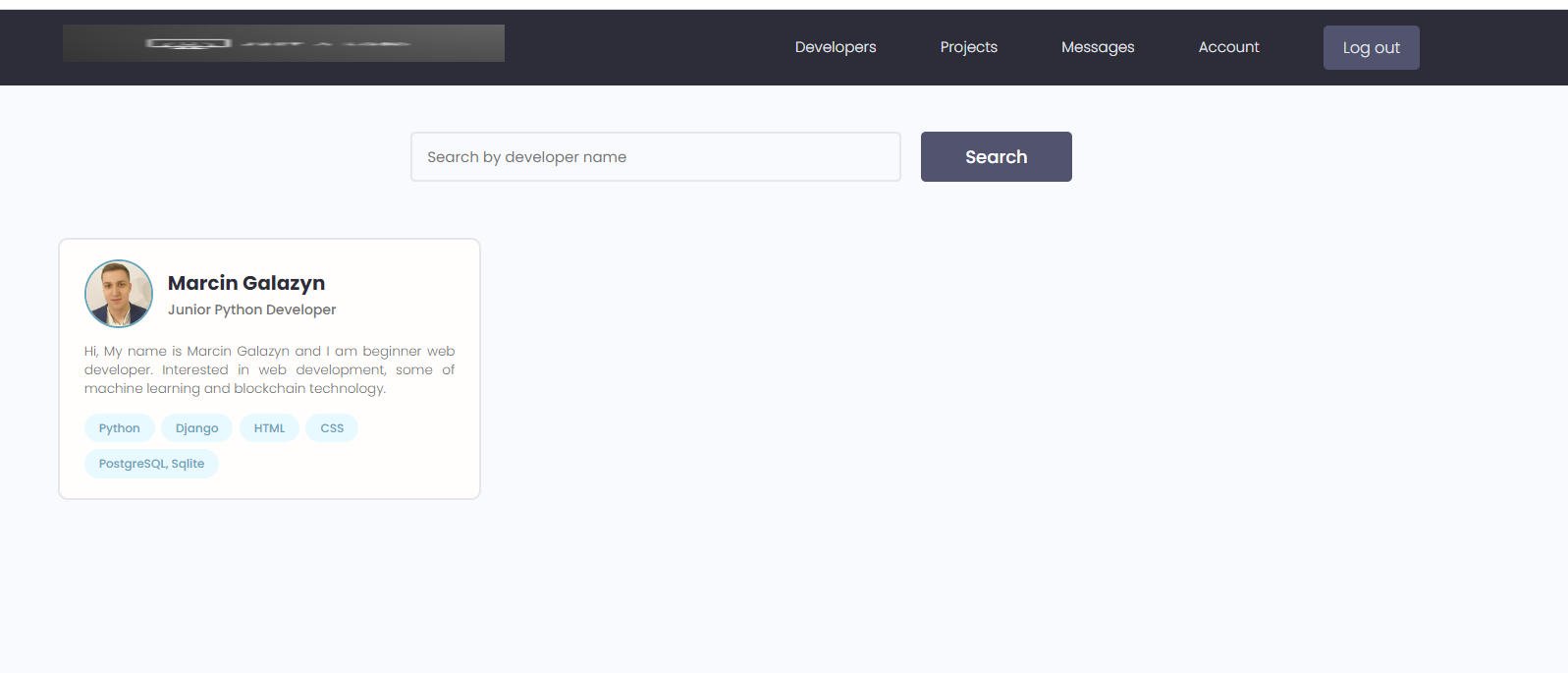 GitHub - Mgalazyn/mgalazyn_website: My personal website to show off Django, HTML, CSS, Python skills