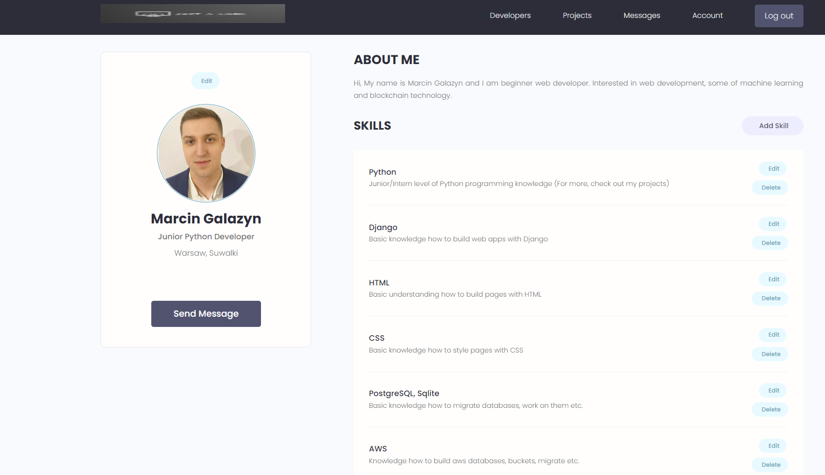 GitHub - Mgalazyn/mgalazyn_website: My personal website to show off ...
