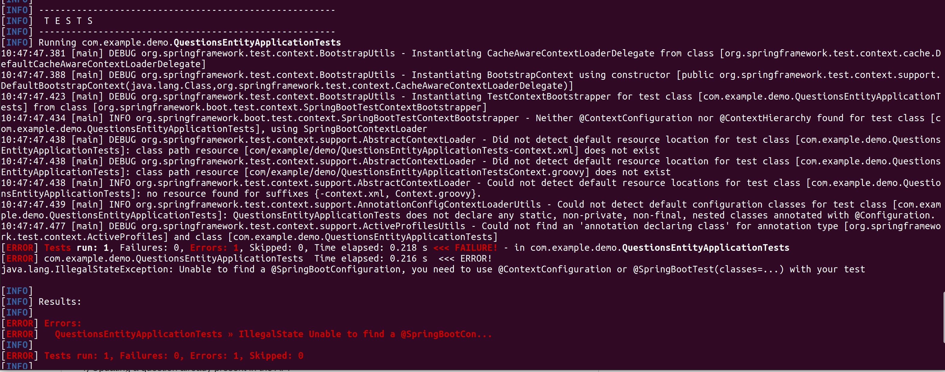 When I Run Mvn Clean Install I Am Getting Below Error · Issue 1