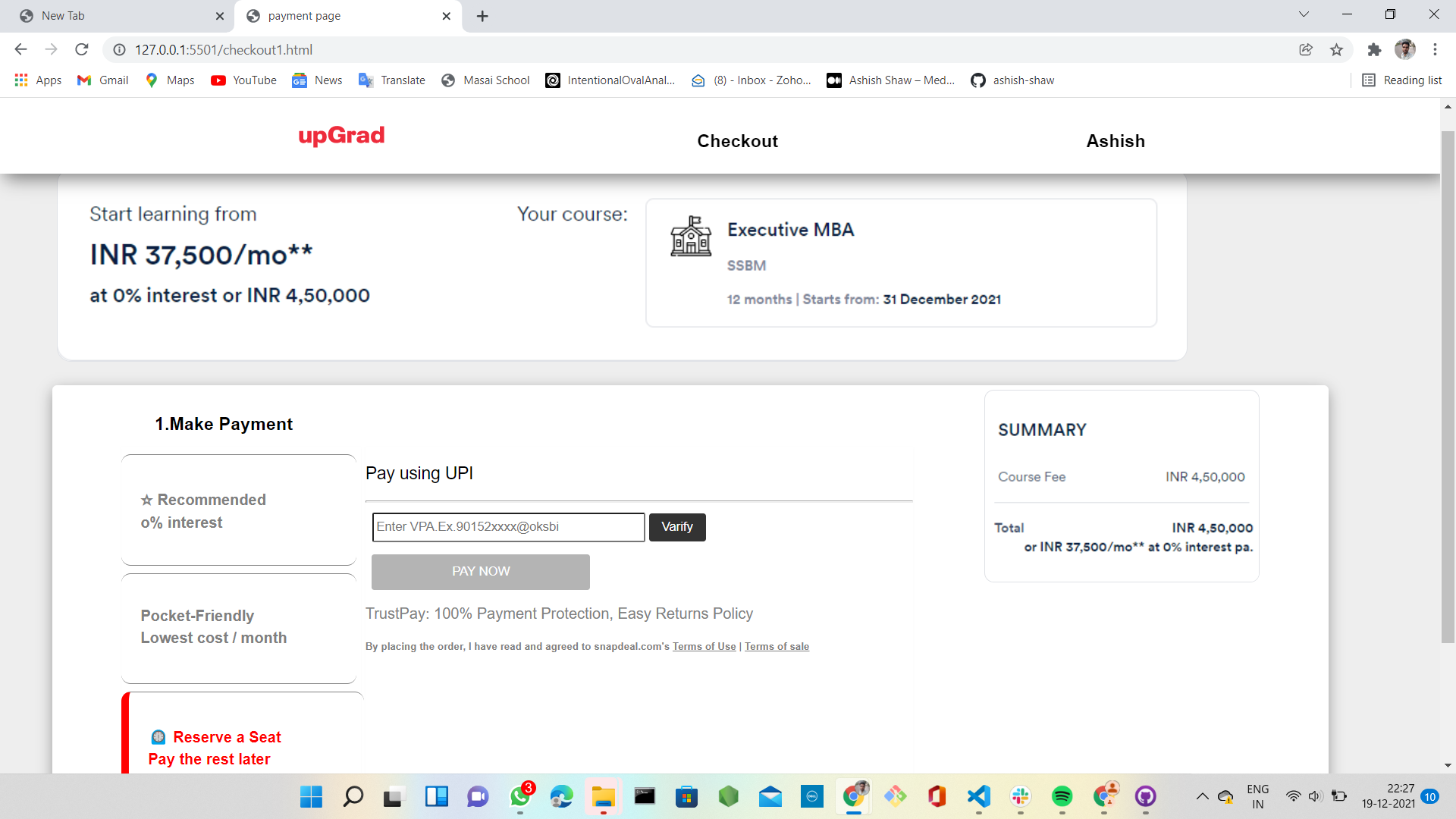 GitHub - ashish-shaw/upGrad-clone-backend: Cloning of UpGrad website during my construct week ...