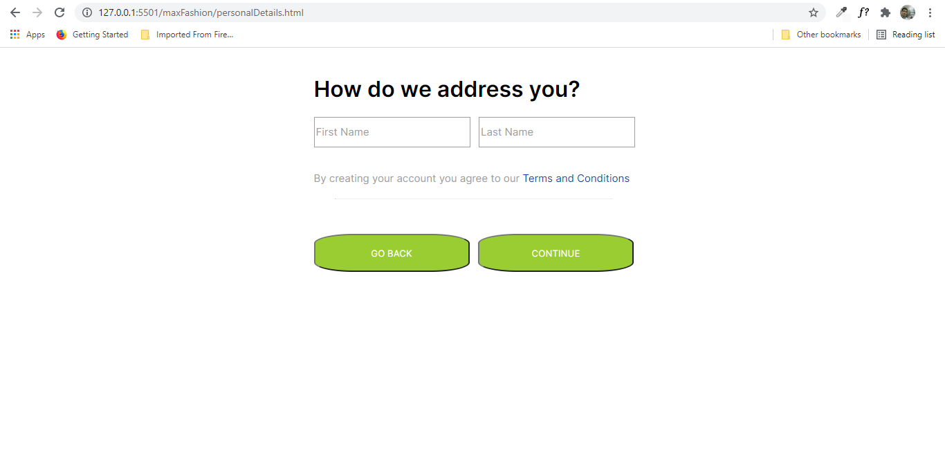 GitHub - arai5563/Max-Fashion: This project is made during the ...