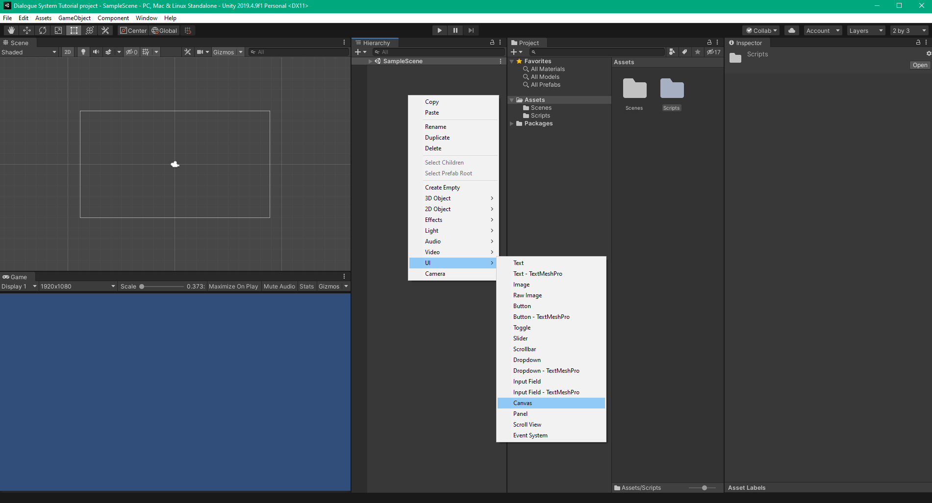 GitHub - alazouras/Dialogue-System-Tutorial: This shows how to implement a simple dialogue ...