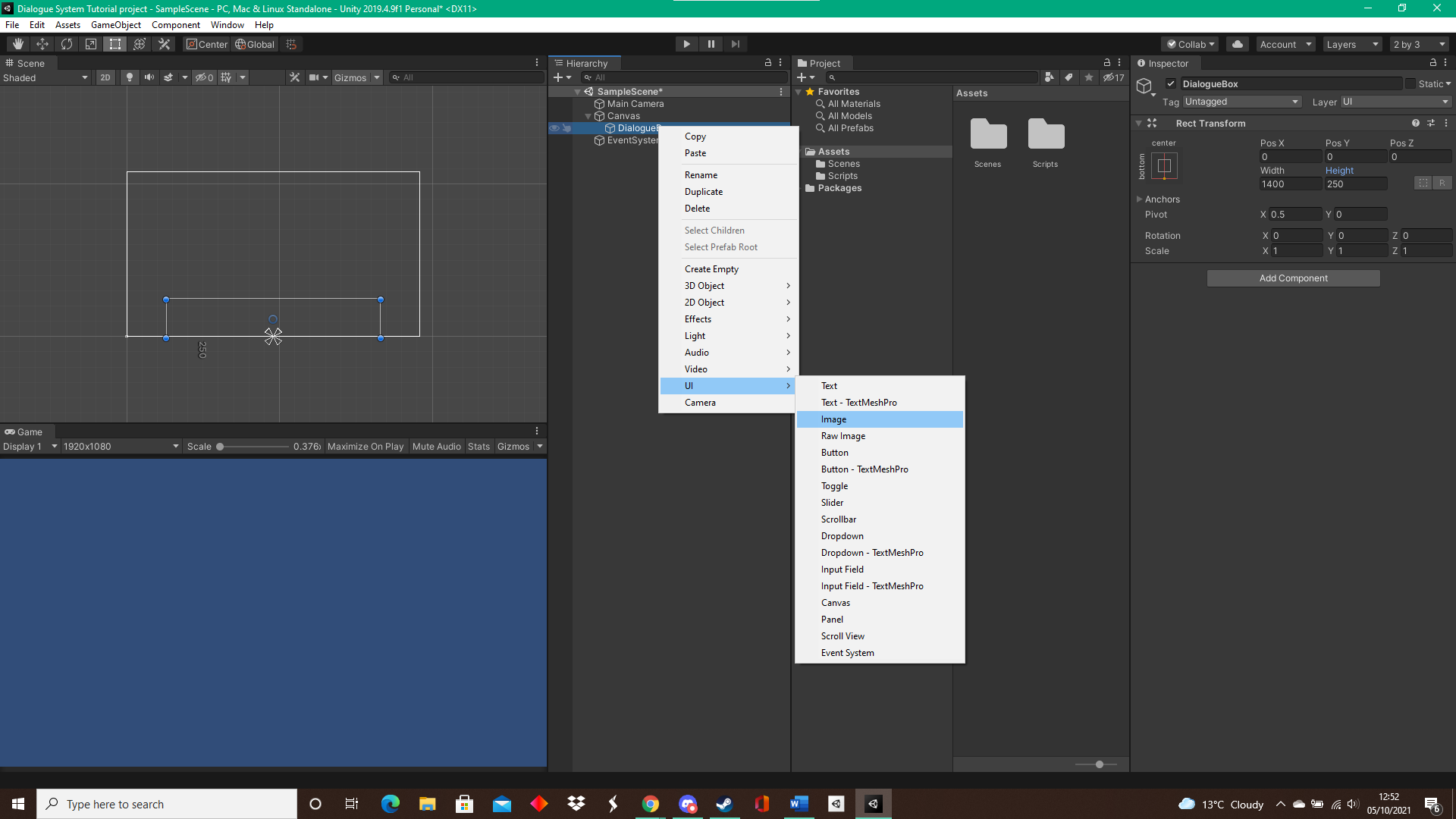 GitHub - alazouras/Dialogue-System-Tutorial: This shows how to ...