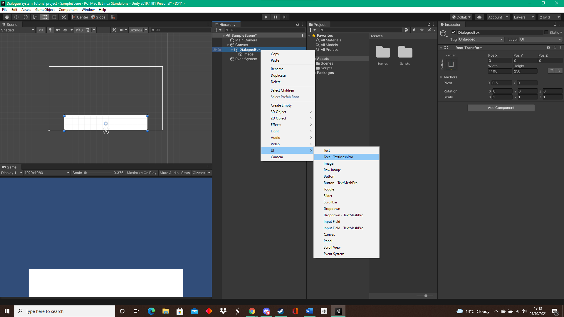 GitHub - alazouras/Dialogue-System-Tutorial: This shows how to ...