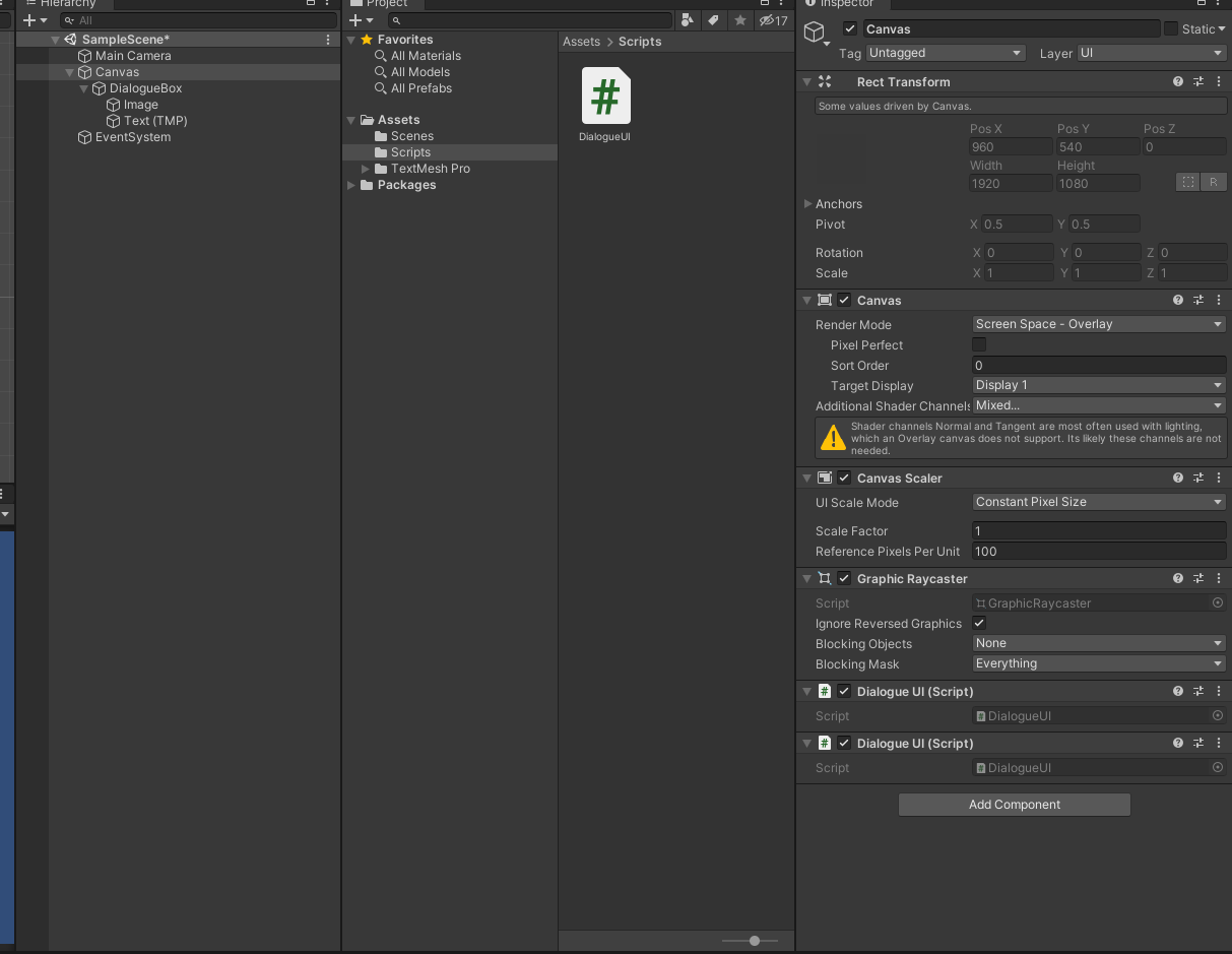 GitHub - alazouras/Dialogue-System-Tutorial: This shows how to implement a simple dialogue ...