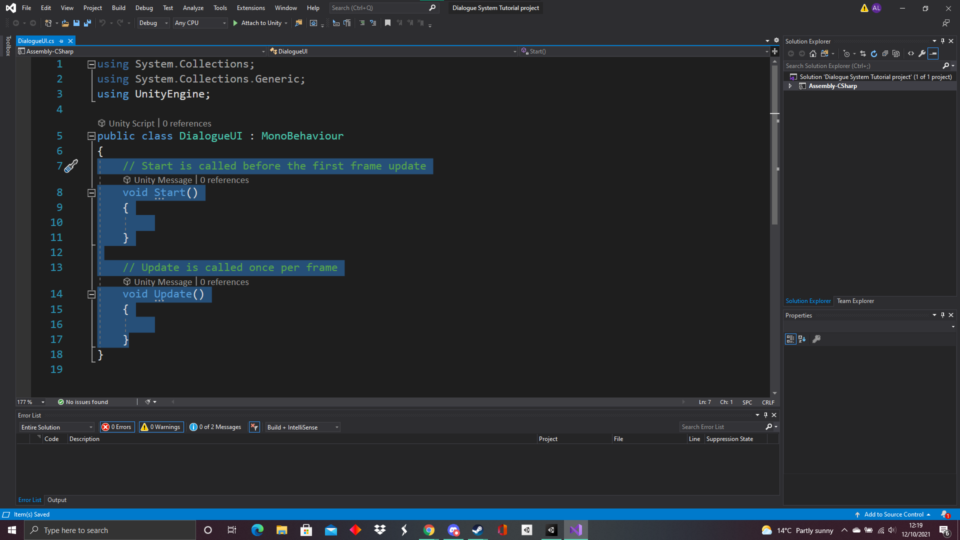 GitHub - alazouras/Dialogue-System-Tutorial: This shows how to implement a simple dialogue ...