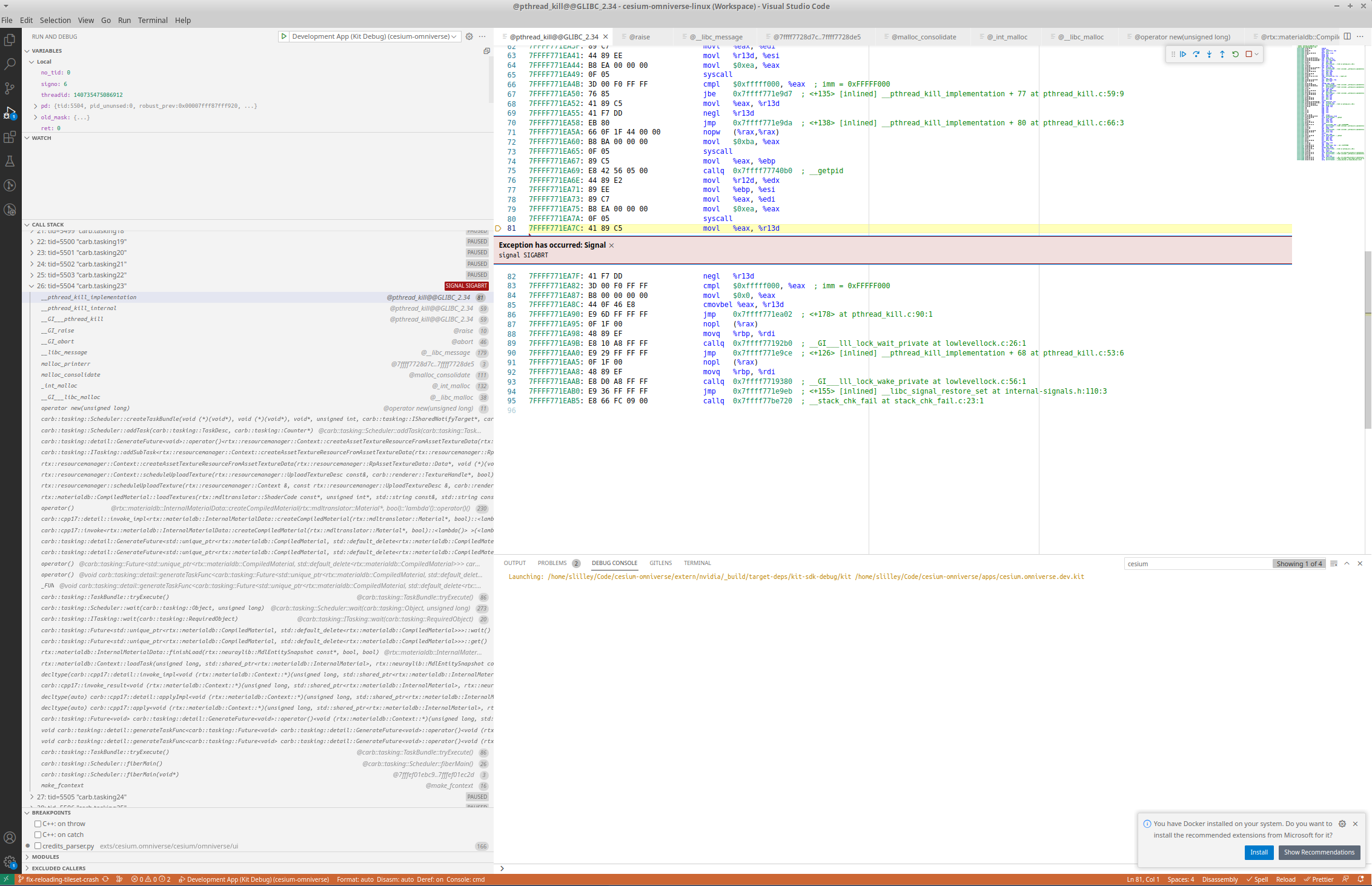 Itermittent crashes when loading textured tilesets · Issue #444 · CesiumGS/cesium-omniverse · GitHub