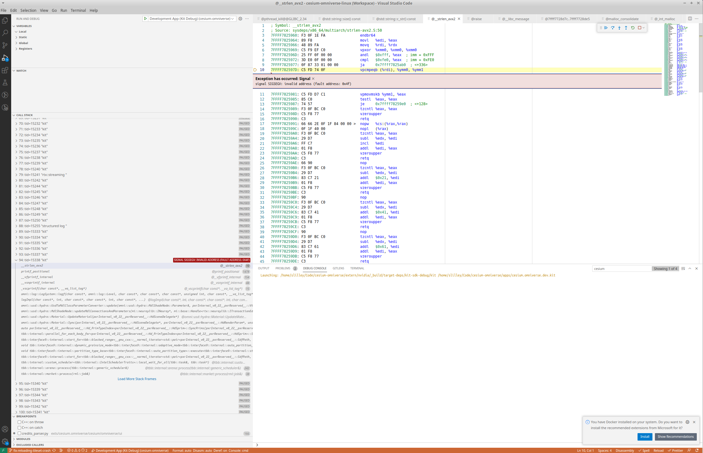Itermittent crashes when loading textured tilesets · Issue #444 · CesiumGS/cesium-omniverse · GitHub