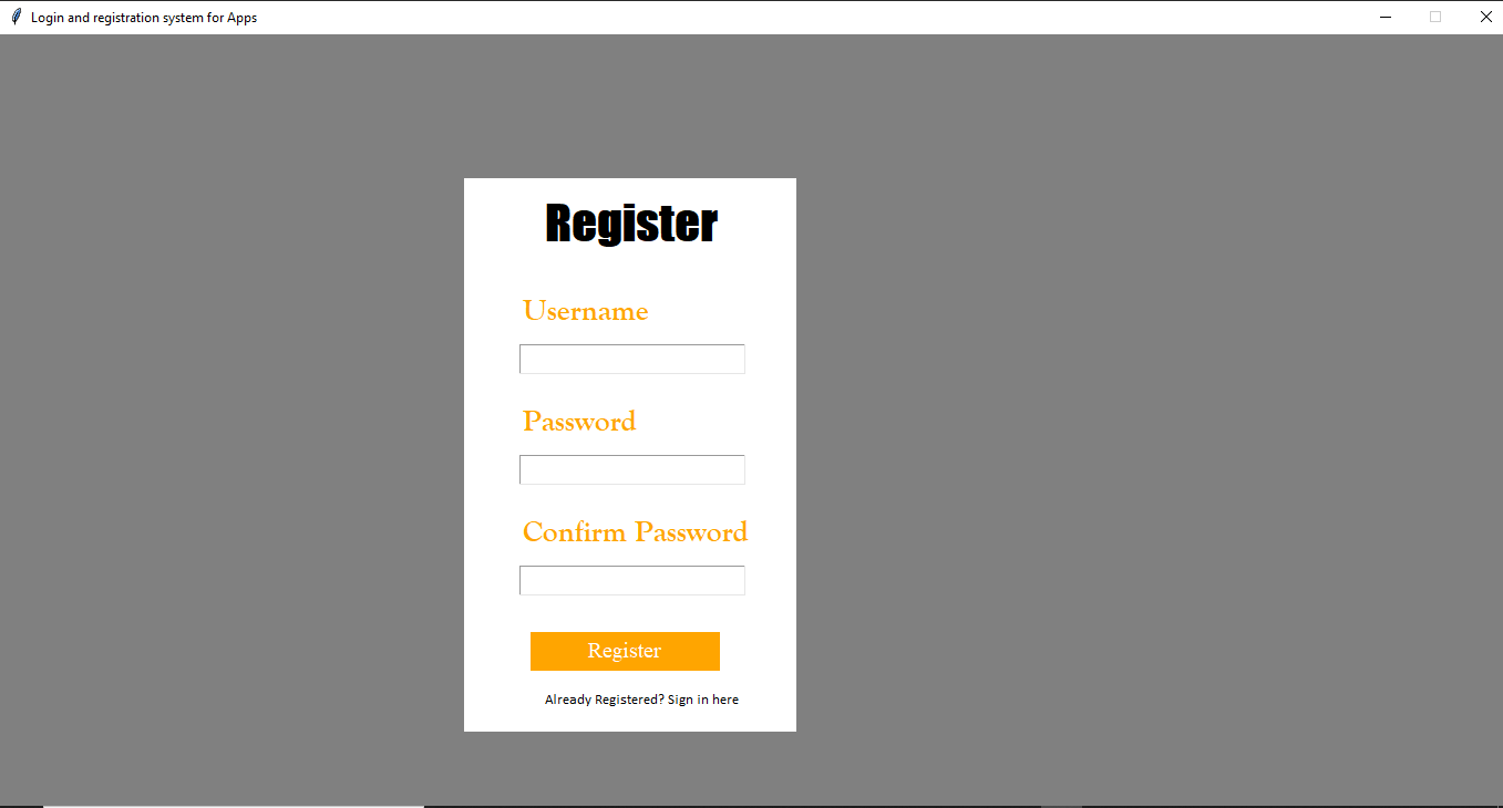 GitHub - PryadarshneD/Login-Registration_page: A program to launch a ...