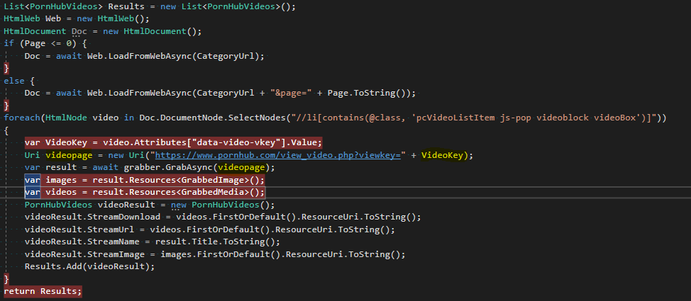Don't get pornhub urls · Issue #63 · dotnettools/SharpGrabber · GitHub