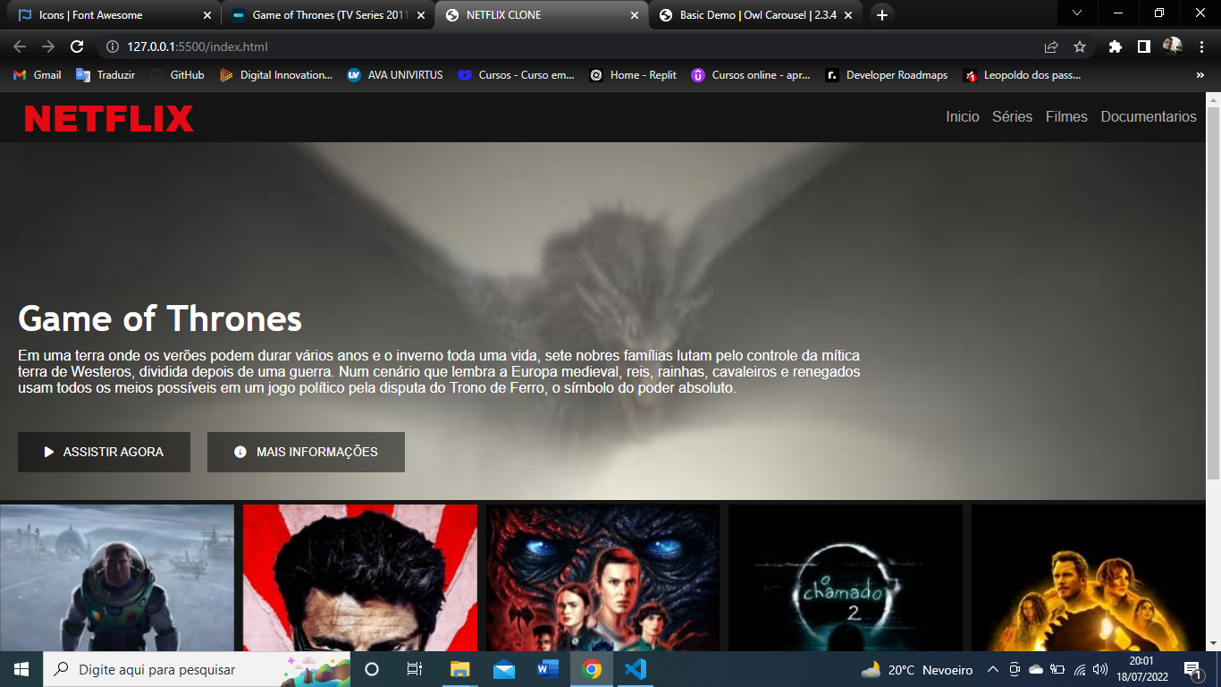 GitHub - DevLeopoldo/CloneNetflix-DIO