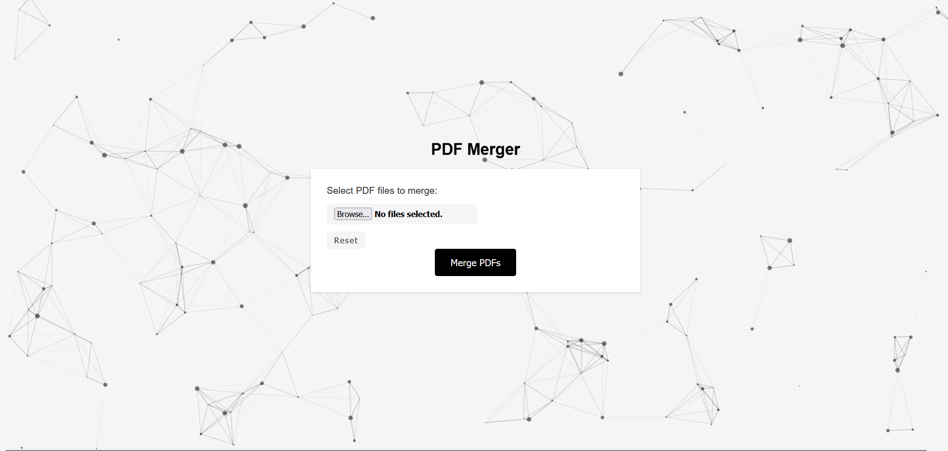 GitHub - Jonaxx8/PDFmerger: a basic pdf merger website