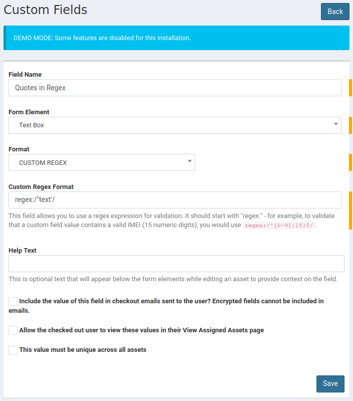 Quotes In Custom Field Regex Are Being Html Escaped · Issue 12252 · Snipesnipe It · Github