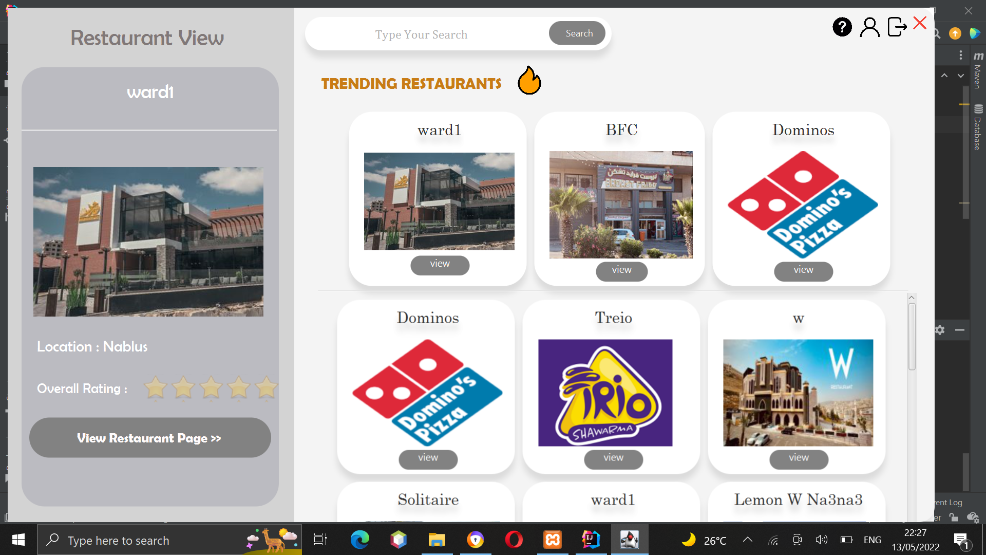 GitHub - Aseel-masri/Restaurant_System_2022