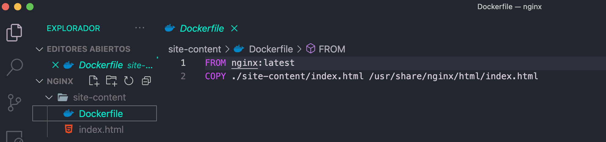 GitHub - JoanLlompart/Practica-docker-nginx: Creando una imagen personalizada en docker: Nginx