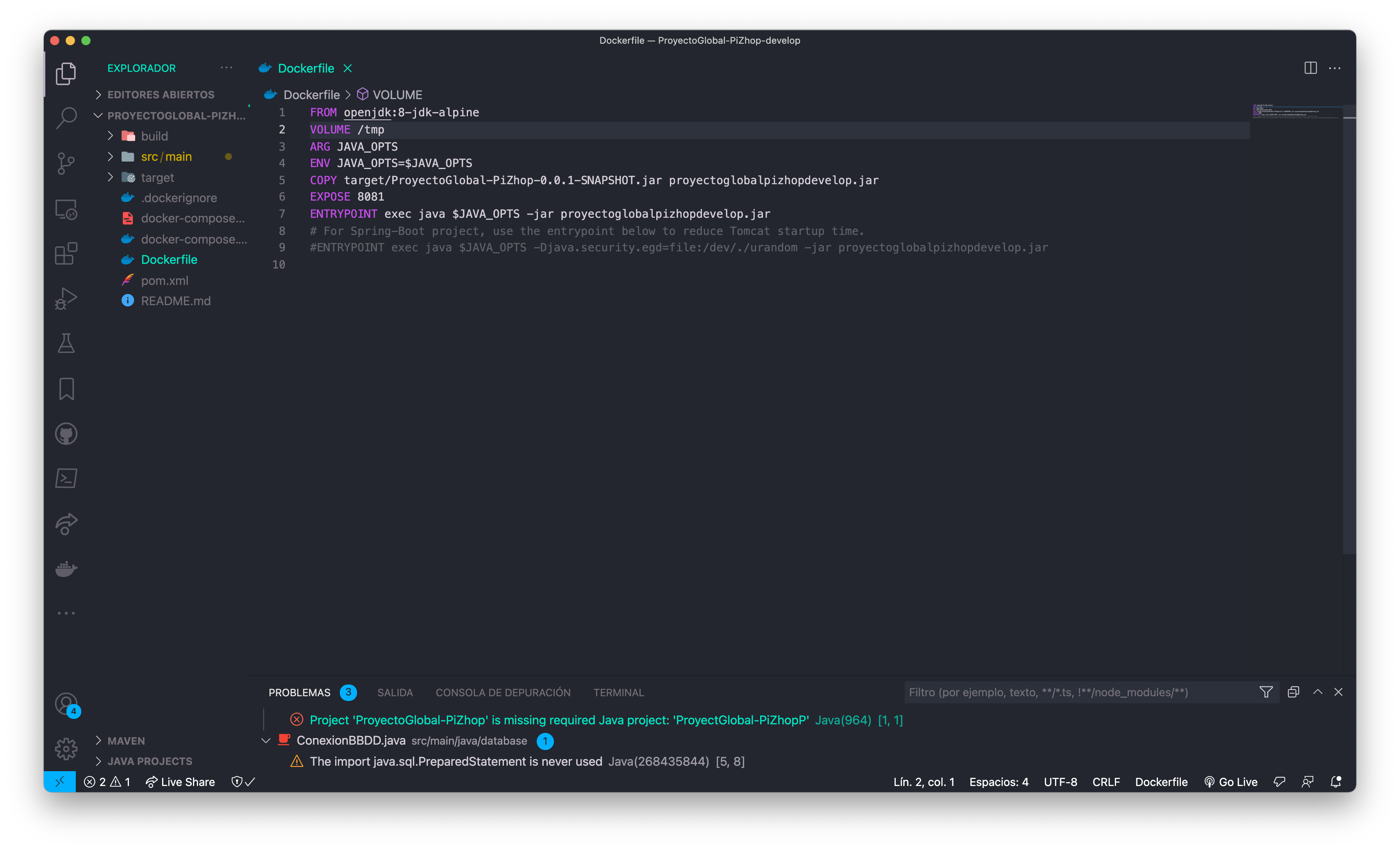 GitHub - JoanLlompart/Examen-S.I-Docker-TOMCAT: 1- Introducción. 2- Configuración del archivo ...